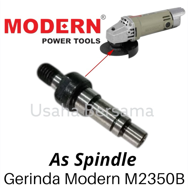 Jual SPINDLE AS MESIN GERINDA MODERN M-2350 / AS SPINDLE GERINDA MODERN M2350B | Shopee Indonesia