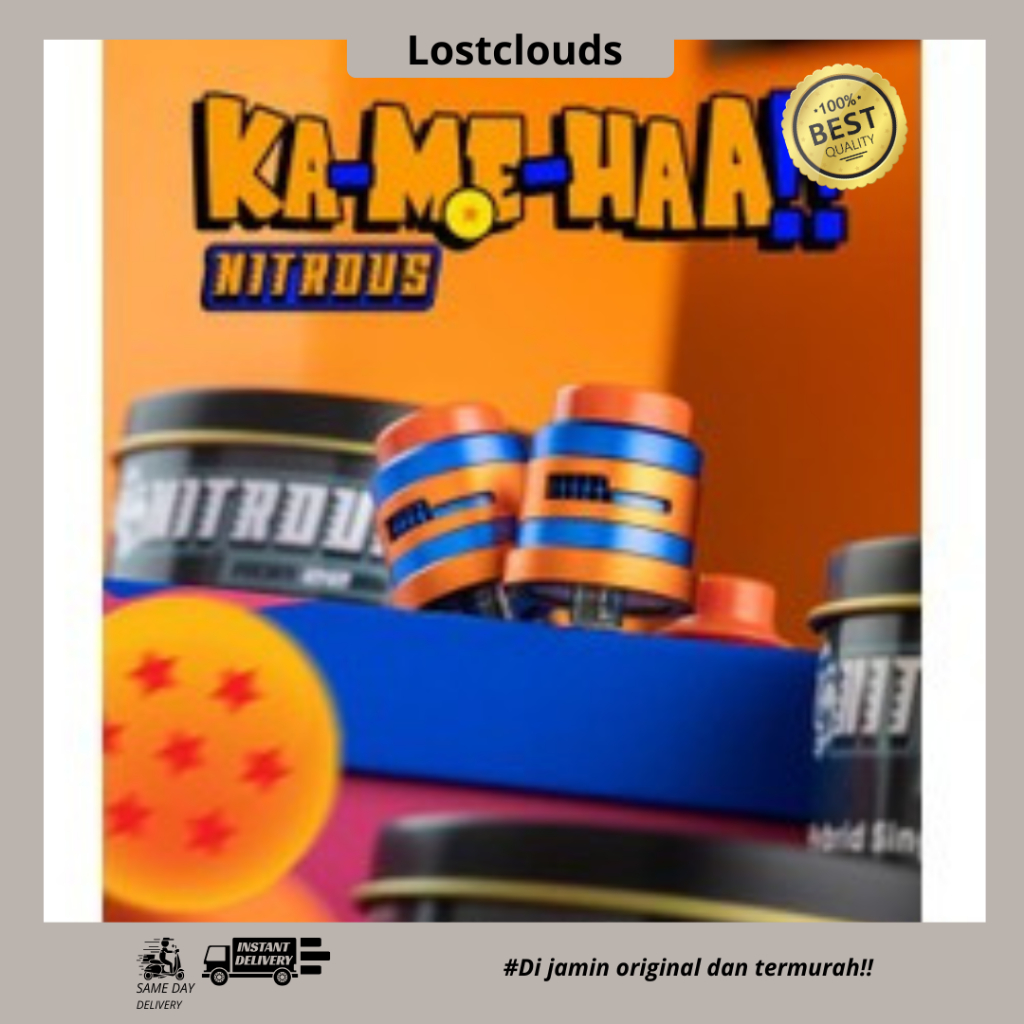 Jual Nitrous RDA Kameha Edition RDA Dual Cap Only 22mm Authentic 100% ...