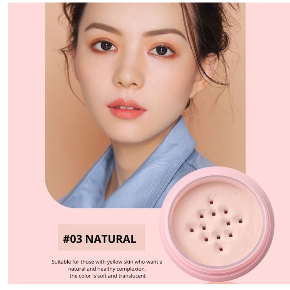 Jual Loose Powder Makeup Powder Pengontrol Minyak Bedak Tabur Tahan ...