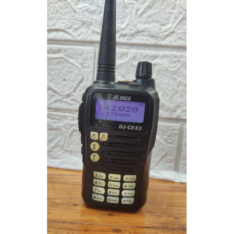 Jual HT Alinco DJ-CRX5 Dualband, second batangan. | Shopee Indonesia