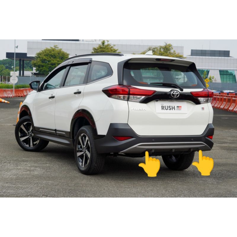 Jual BODY KIT Spoiler Bodykit Bemper belakang all new Rush 2024 up ...