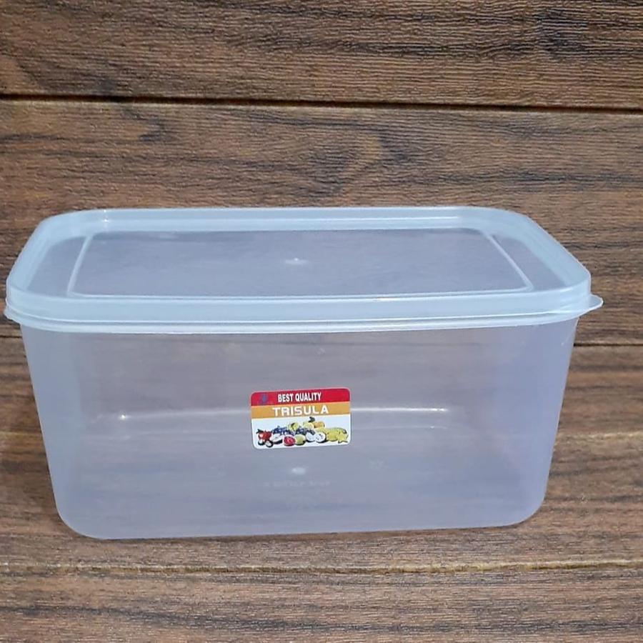 Jual Box Makanan Bening 1800ML / Toples Kotak Makanan Bening 1800ML KMP ...