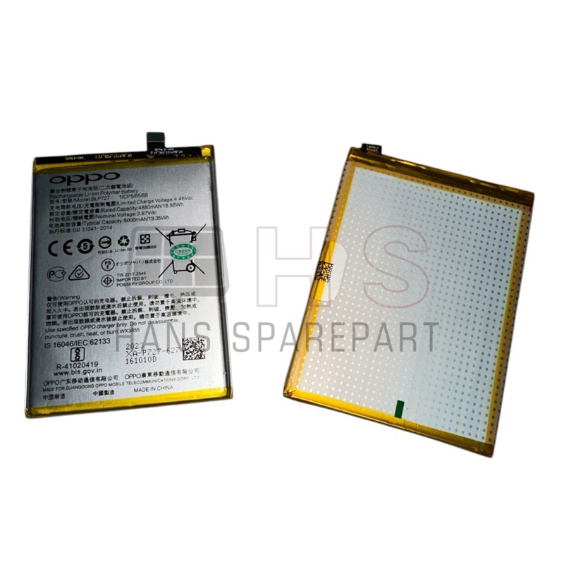 Jual BLP727 BLP-727 / BATERAI OPPO A5 2020 / OPPO A9 2020 - ORI ...