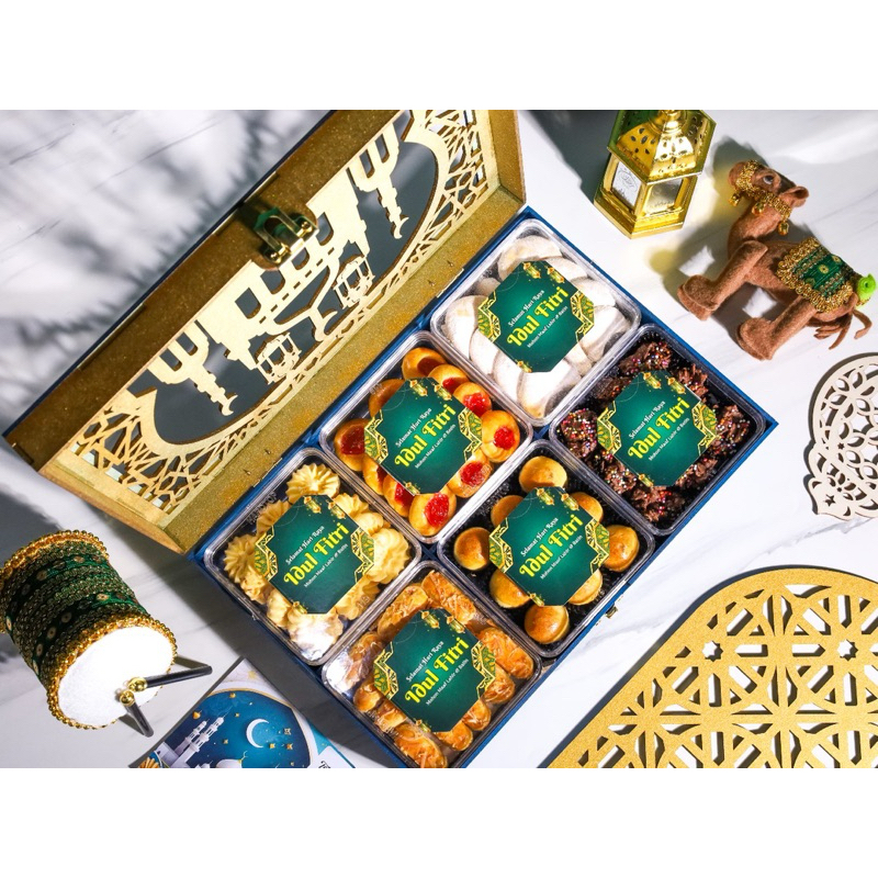Jual HAMPERS KUE LEBARAN IDUL FITRI 2025 /BOX KUE/PARCEL KUE KERING | Shopee Indonesia