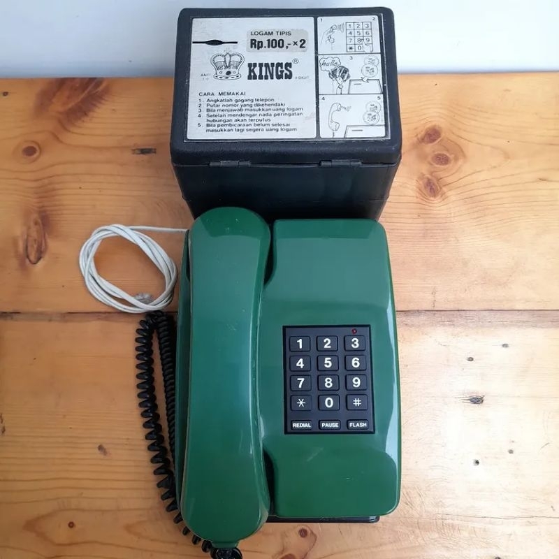 Jual telpon koin jadul telphone coin vintage antik lawas | Shopee Indonesia
