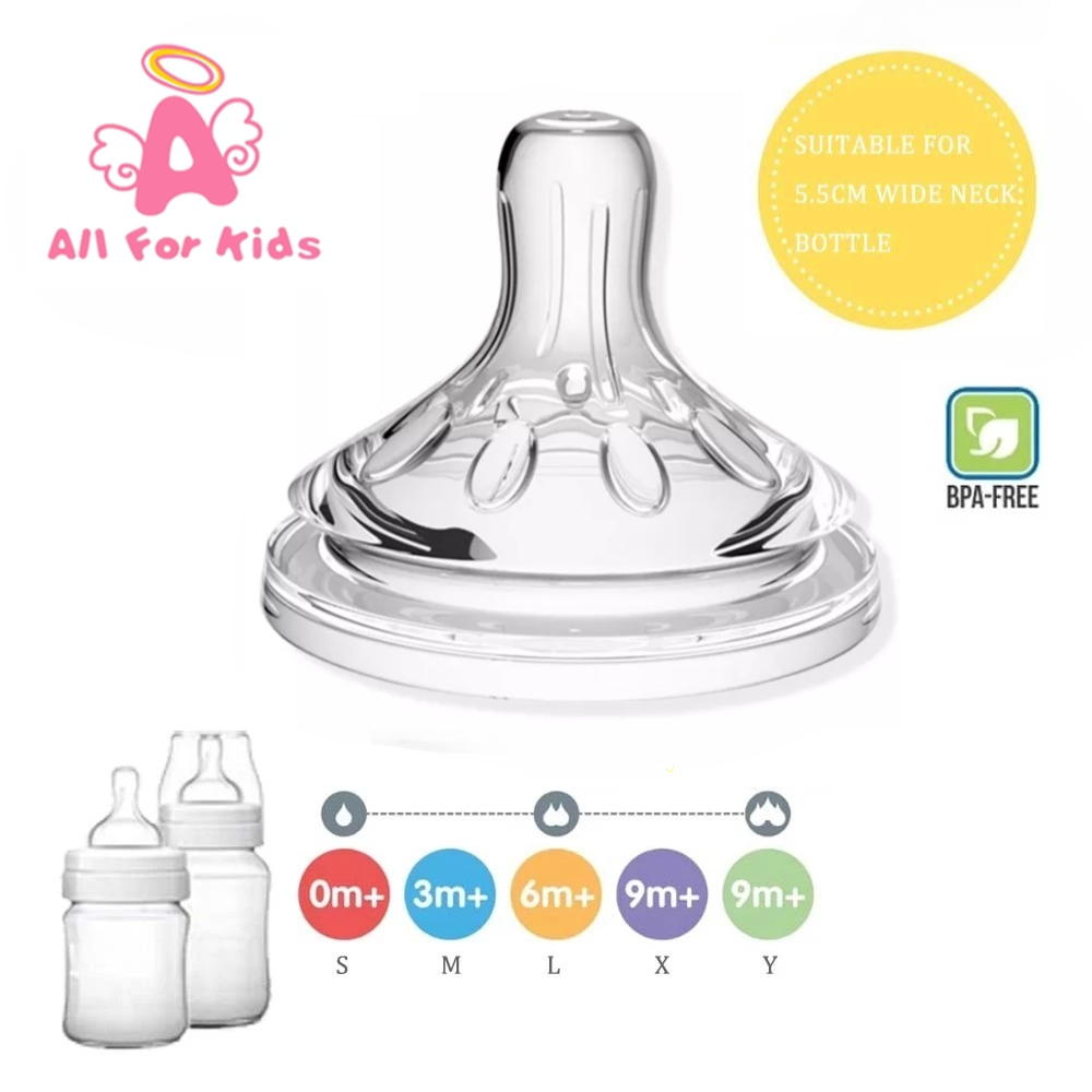 Jual Dot baby food grade silicone material merpati/leher tipis/5,5 cm ...