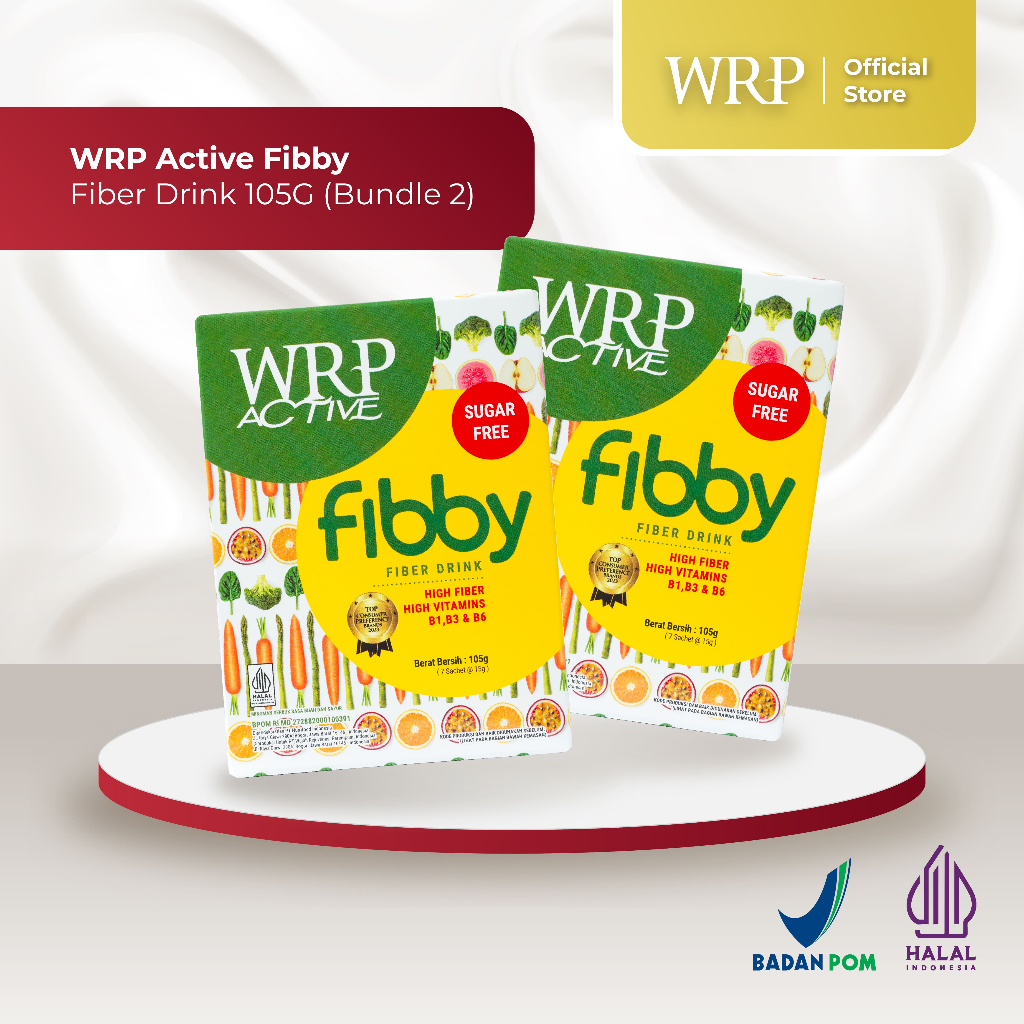 Jual WRP Active Fibby Fiber Drink 105G (Bundle 2) | Shopee Indonesia