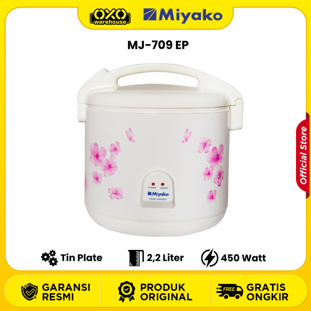 Jual Miyako Rice Cooker MJ-709 EP Mejikom Penanak Nasi Anti Lengket ...