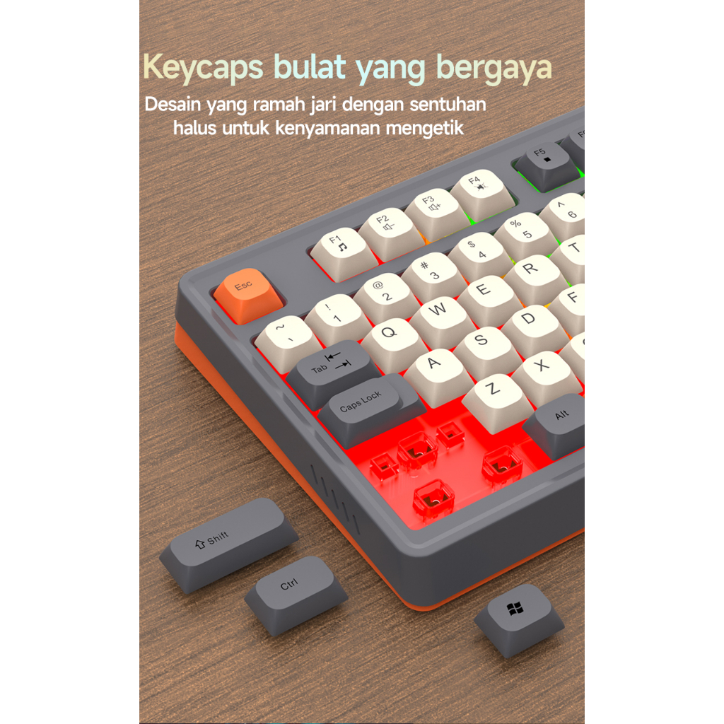 Jual HW Set Keyboard Gaming K98 Gaming E-sports Jerman dengan Kabel ...