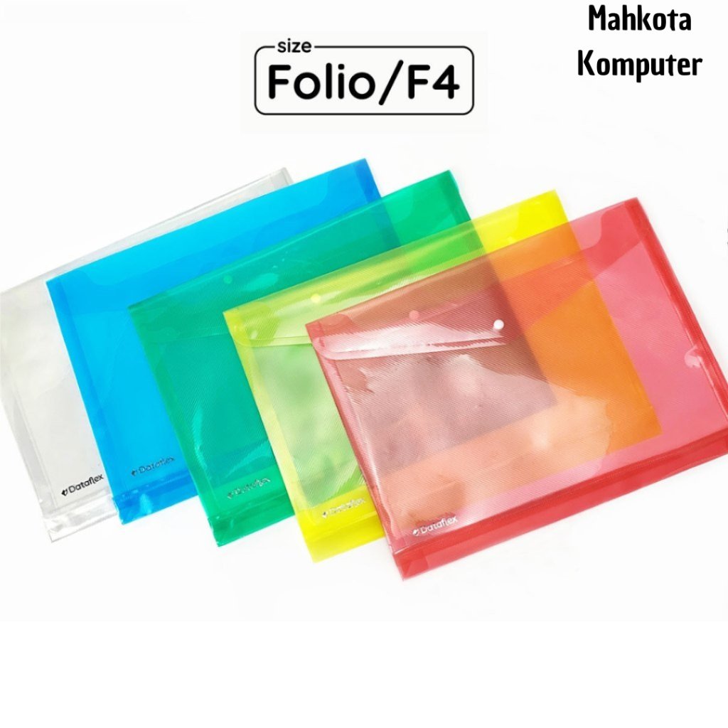 Jual Map Plastik Kancing Folio F4 Shopee Indonesia