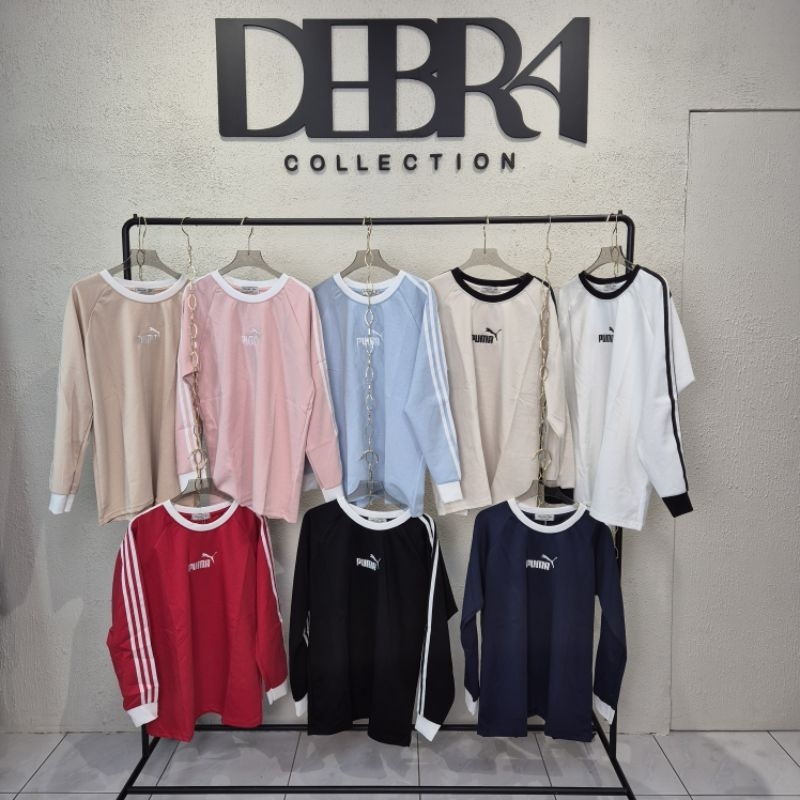 Jual CHILLIN DAY TANGAN PANJANG POLOS PUMA LONG SLEEVE | Shopee Indonesia