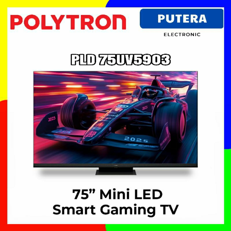 Jual POLYTRON SMART GAMING TV 75 inch 4K UHD PLD75UV5903 MINI LED ...