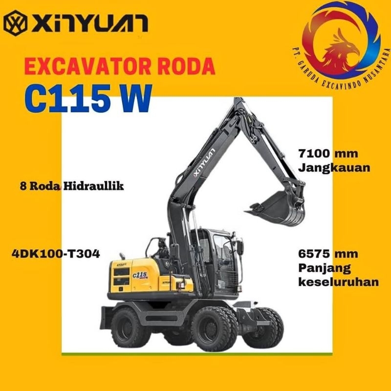 Jual Excavator Roda Xinyuan 12 Ton | Shopee Indonesia