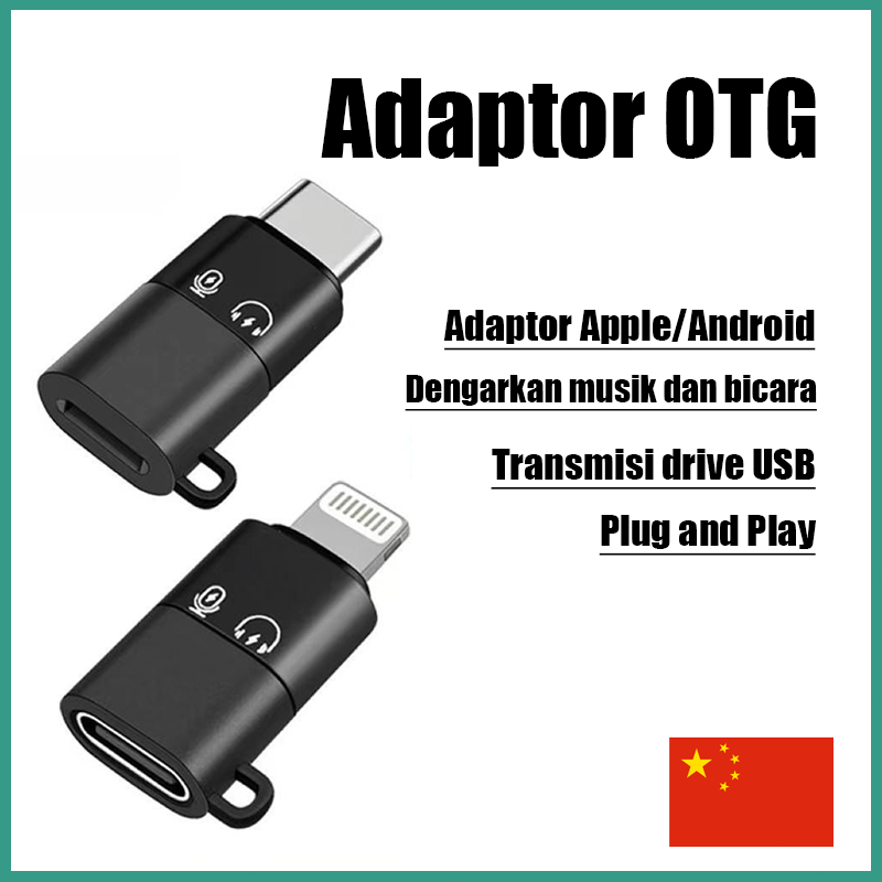 Jual Adaptor Type C to Micro IOS Microphone Adapter Fast Transfer ...