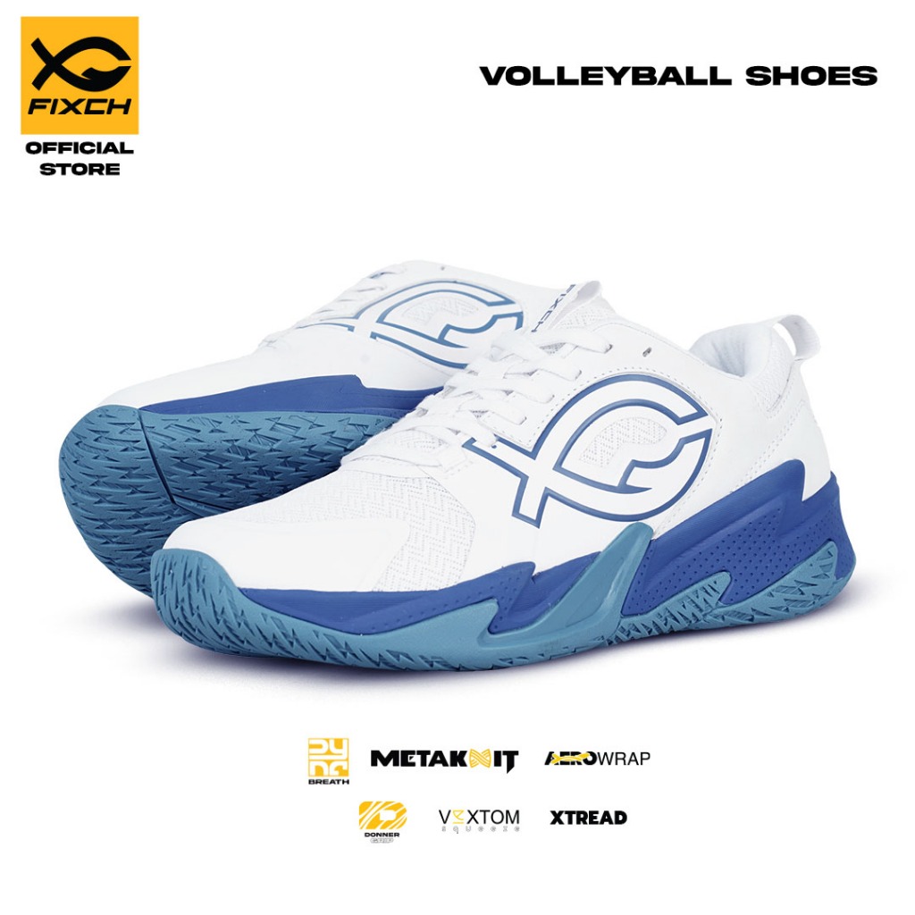 Jual FIXCH - Flames White - Brilliant Blue - Baltic Blue volleyball ...