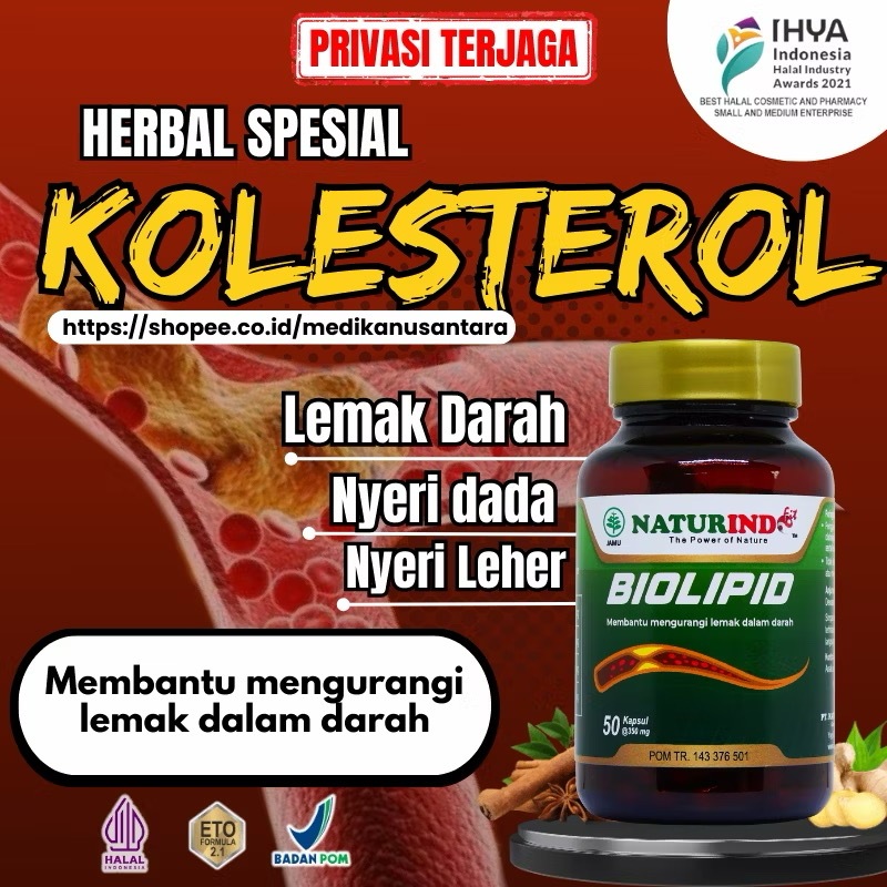 Jual Naturindo Biolipid Obat Herbal Asam Urat Penurun Darah Tinggi ...