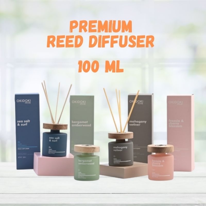 Jual [ DISKON HEBOH ] OKIDOKI Premium Reed Diffuser 100ml - Pengharum ...