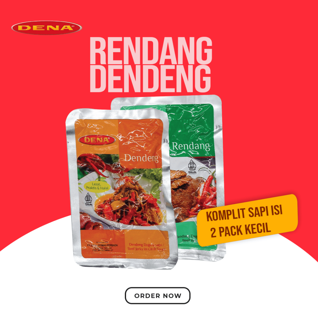 Jual Paket Komplit Sapi Isi 2 pack kecil (Rendang Sapi & Dendeng Sapi ...