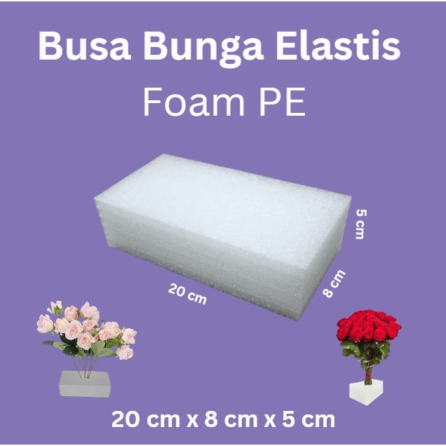 Jual Floral Foam Spon / Busa untuk Buket Bunga (20 x 8.5 x 5cm) /Busa ...
