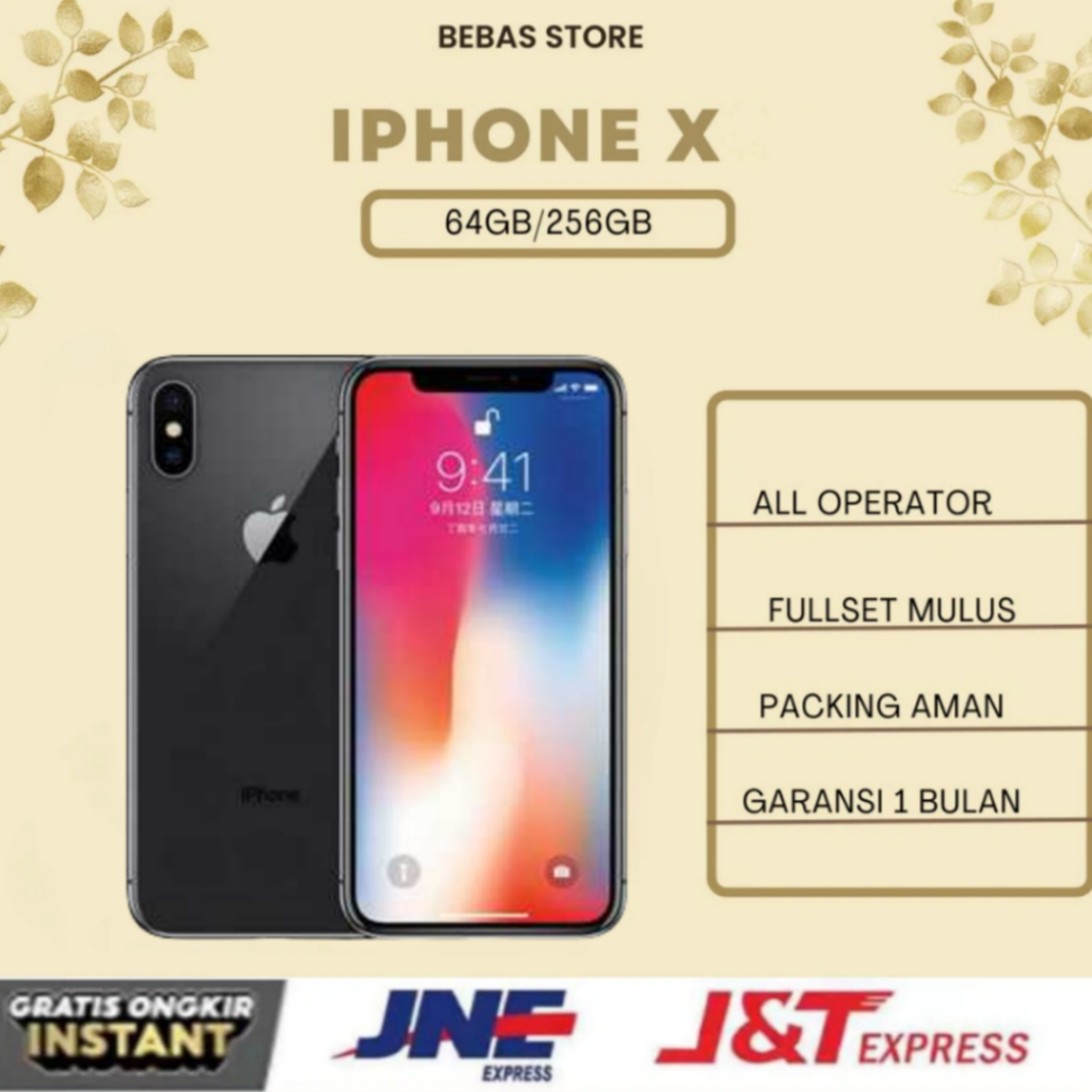 Jual iP X 256GB/64GB ORIGINAL MULUS GOOD CONDITIONS FULLSET MULUS SECOND LIKE ORI 100% | Shopee ...