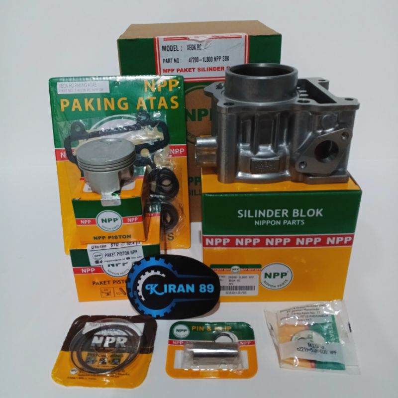 Jual BLOK SEHER BORING SILINDER XEON RC XEON GT 125+PISTON KIT+TOPSET ...