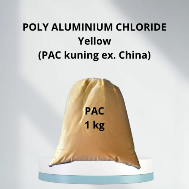 Jual PAC kuning Poly Aluminium Chloride yellow ex China 1 kg penjernih ...