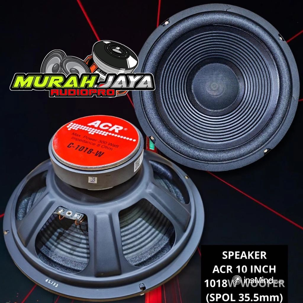 Jual Speaker ACR 10 Inchi C 1018 W Pro Woofer | Shopee Indonesia
