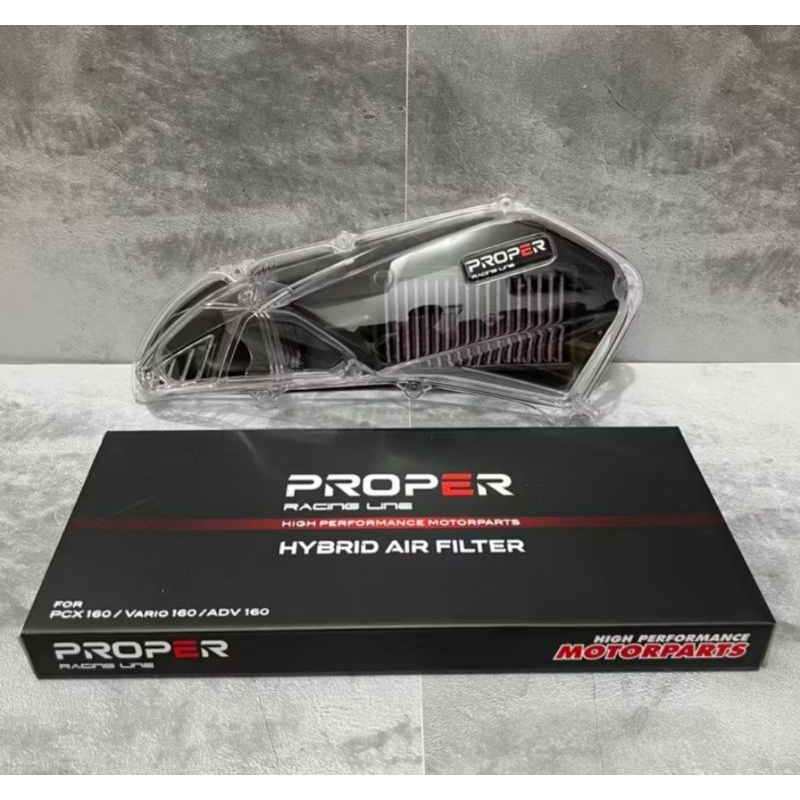 Jual PAKET TUTUP HAWA NEMO + FILTER UDARA PROPER RACING LINE PCX 160 ...