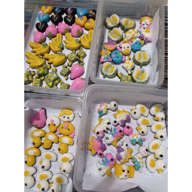 Jual Coklat Karakter buah hewan dan hati MIX lucu | Shopee Indonesia