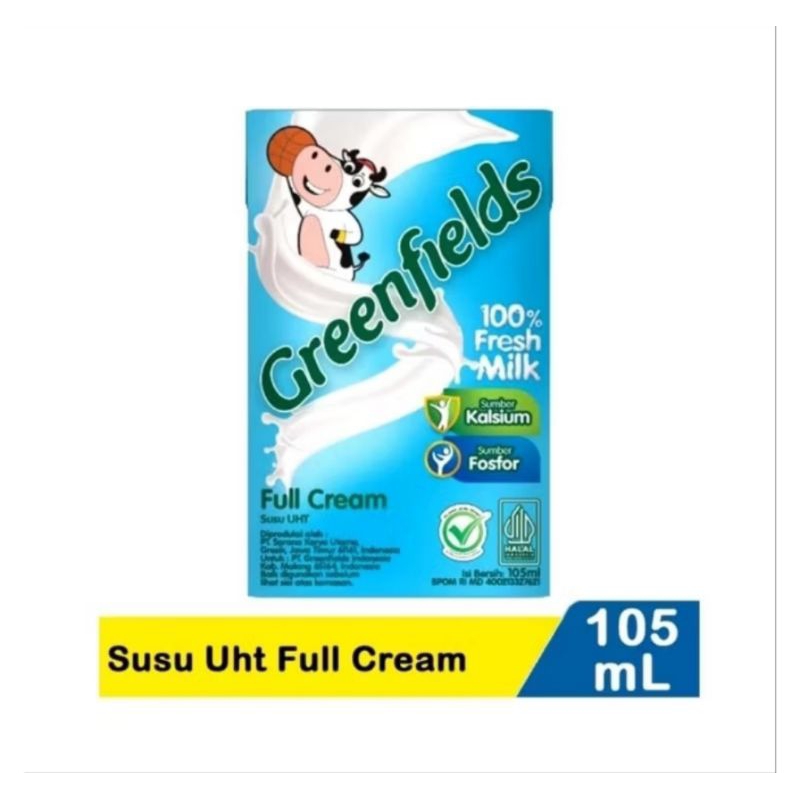 Jual Susu Segar UHT Greenfields Full Cream / Chocolate / Strawberry - Susu Cair Pasteurisasi ...