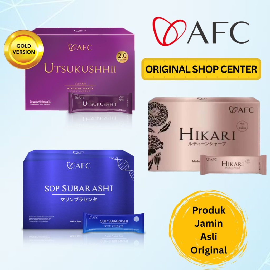 Jual Afc Sop Subarashi Utsukushhi Gold Hikari Original Japan | Shopee ...