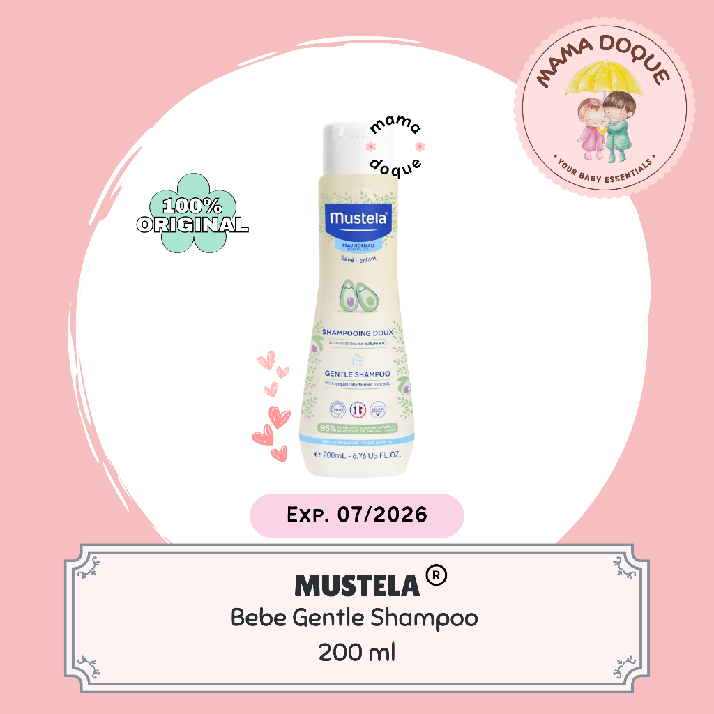Jual Mustela Bebe Gentle Shampoo 200ml (ED 07/2026) | Shopee Indonesia