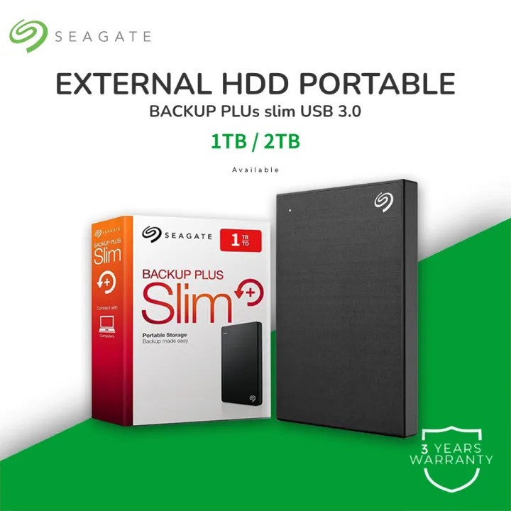 Jual Seagate 1TB/2TB Hardisk Eksternal 2.5" Portable external Harddisk USB 3.0 Laptop Eksternal ...
