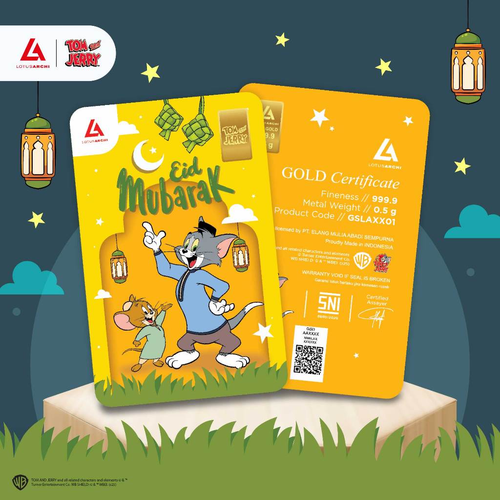 Jual Lotus Archi Tom And Jerry Eid Mubarak Edition | Shopee Indonesia