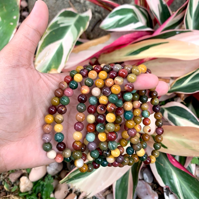 Jual Neo Crystal Mookaite New Mine 7mm | Shopee Indonesia