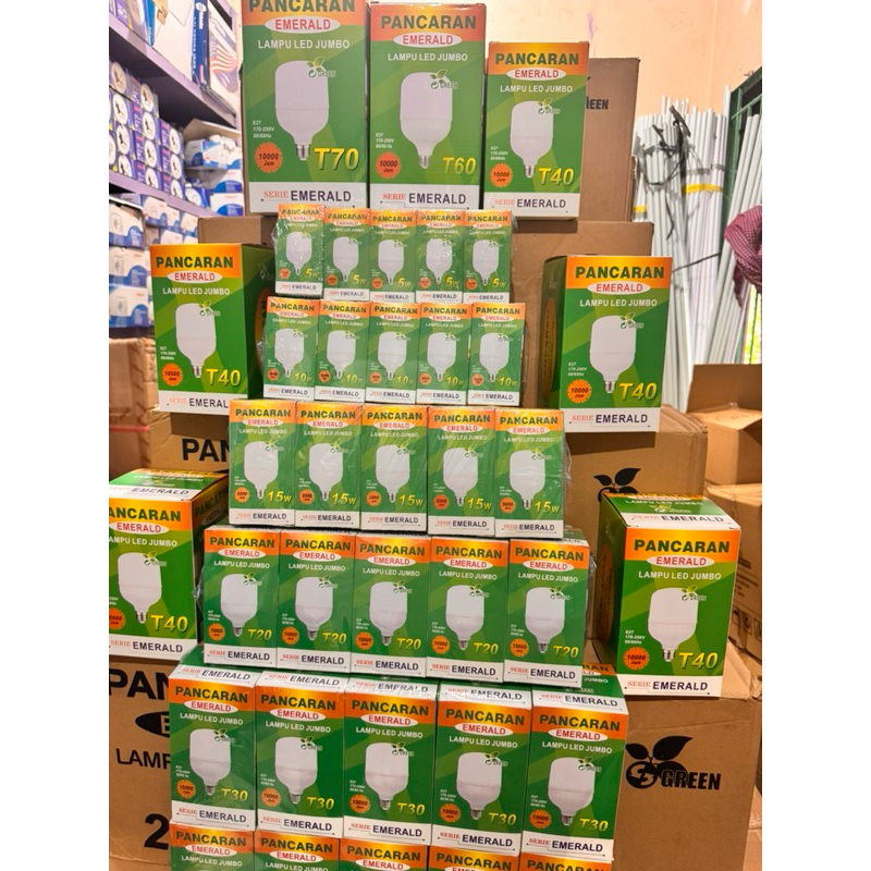 Jual PANCARAN - Lampu LED Pancaran TBULB 60W 70W | LED Kapsul Jumbo ...