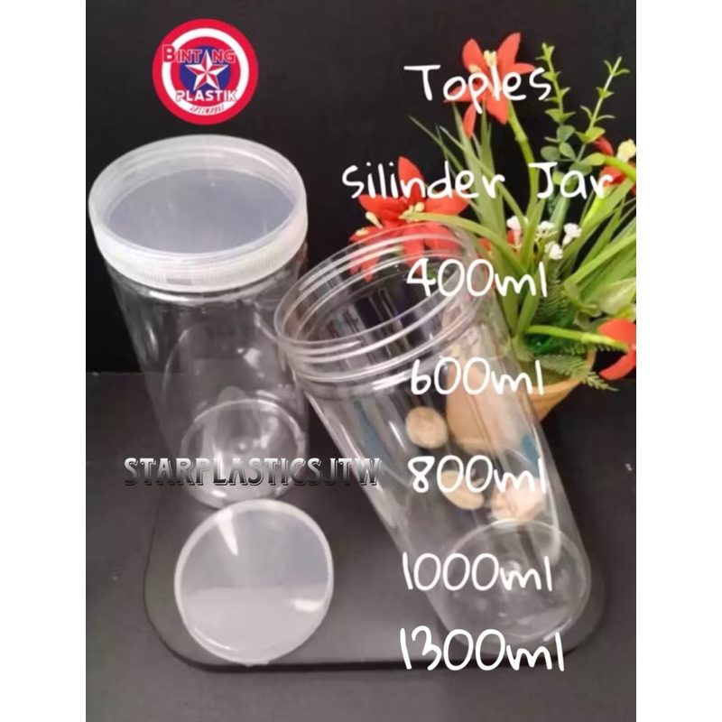 Jual TOPLES Tabung BENING JAR [Ecer 20 Pcs] 400ml 600ml 800ml 1000ml ...