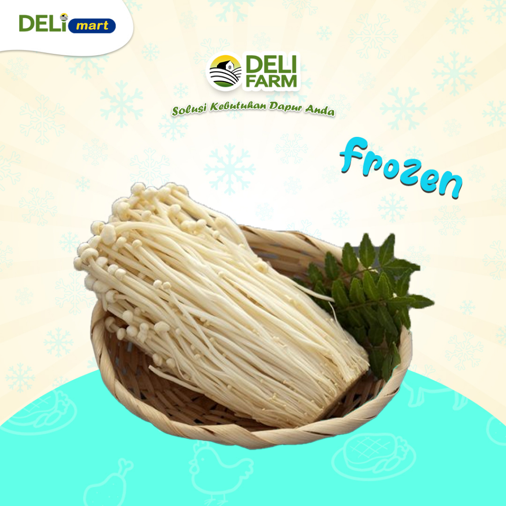 Jual Deli Mart [Khusus INSTAN Medan] Jamur Enoki by Deli Farm | Shopee ...