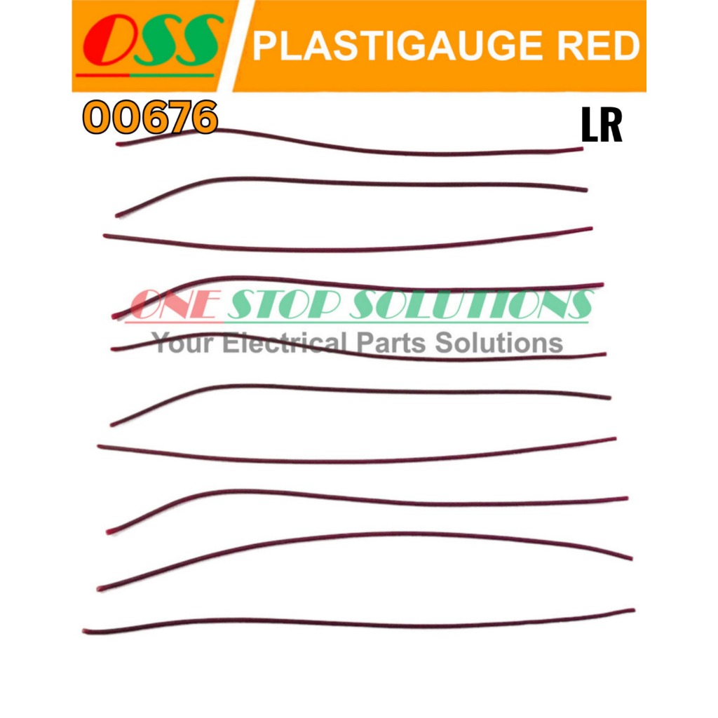 Jual PLASTIGAUGE RED PLASTI GAUGE PLASTIC GAUGE MERAH 0.025-0.175 MM ...