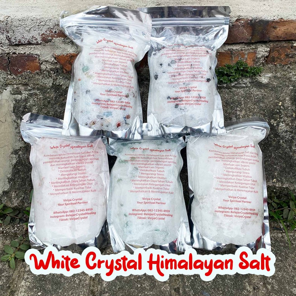 Jual Viriya White Crystal Himalayan Salt (SLT01) | Shopee Indonesia