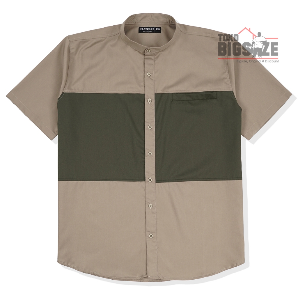 Jual Eastlore Kemeja Koko Color Block Bigsize Original - Baju Muslim ...