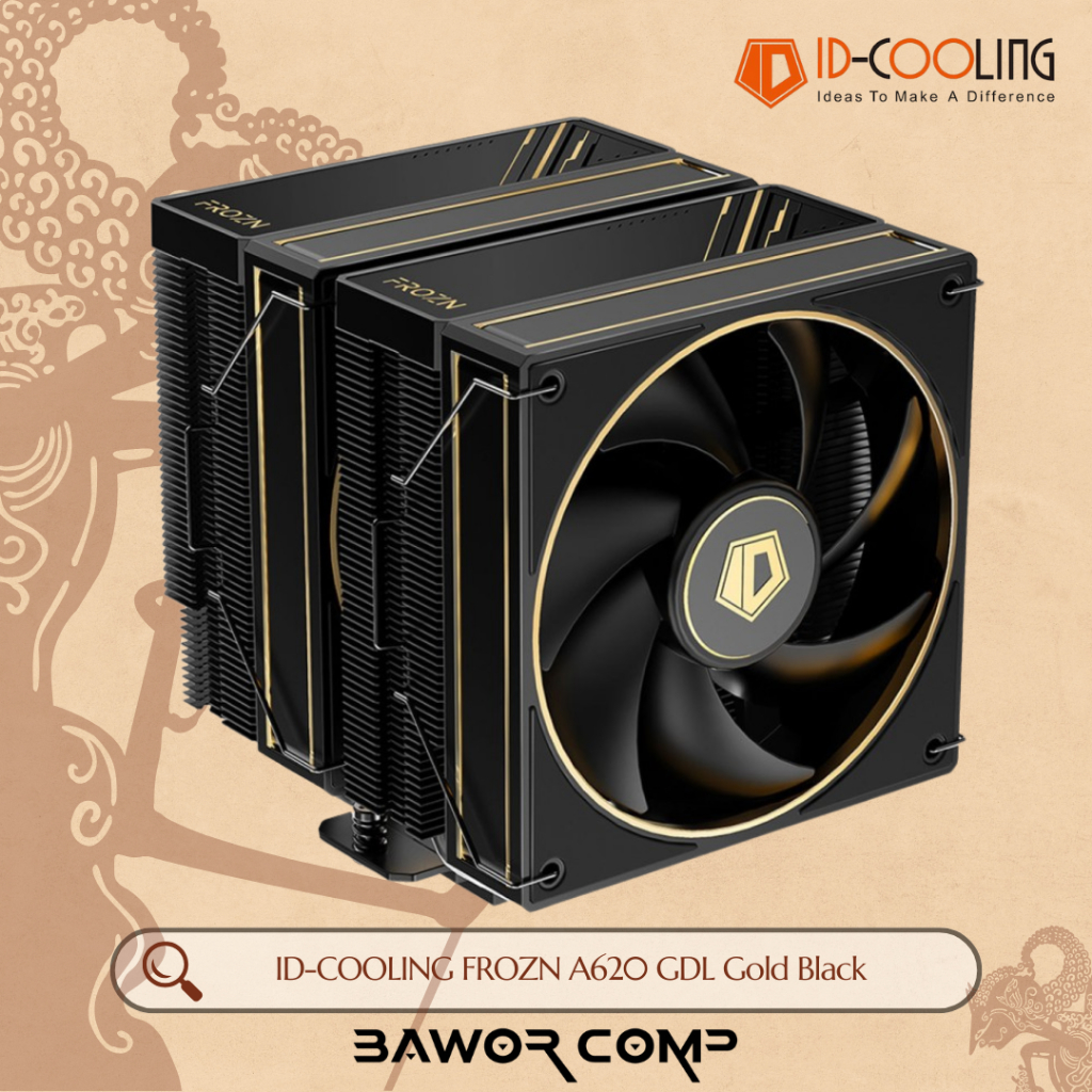 Jual ID-Cooling FROZN A620 GDL Gold Black Dual Tower HSF CPU Cooler 6 ...