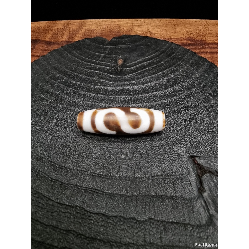 Jual Batu Akik Dzi Tiger Fang Golden Money Hook Blessed Tibet Wealth ...