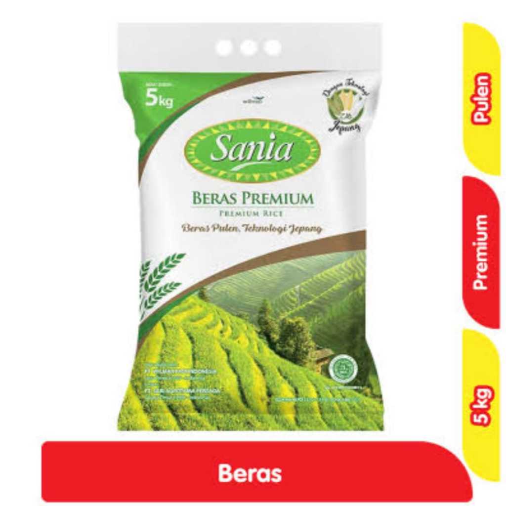 Jual SANIA BERAS PREMIUM 5KG X 5 PC | Shopee Indonesia