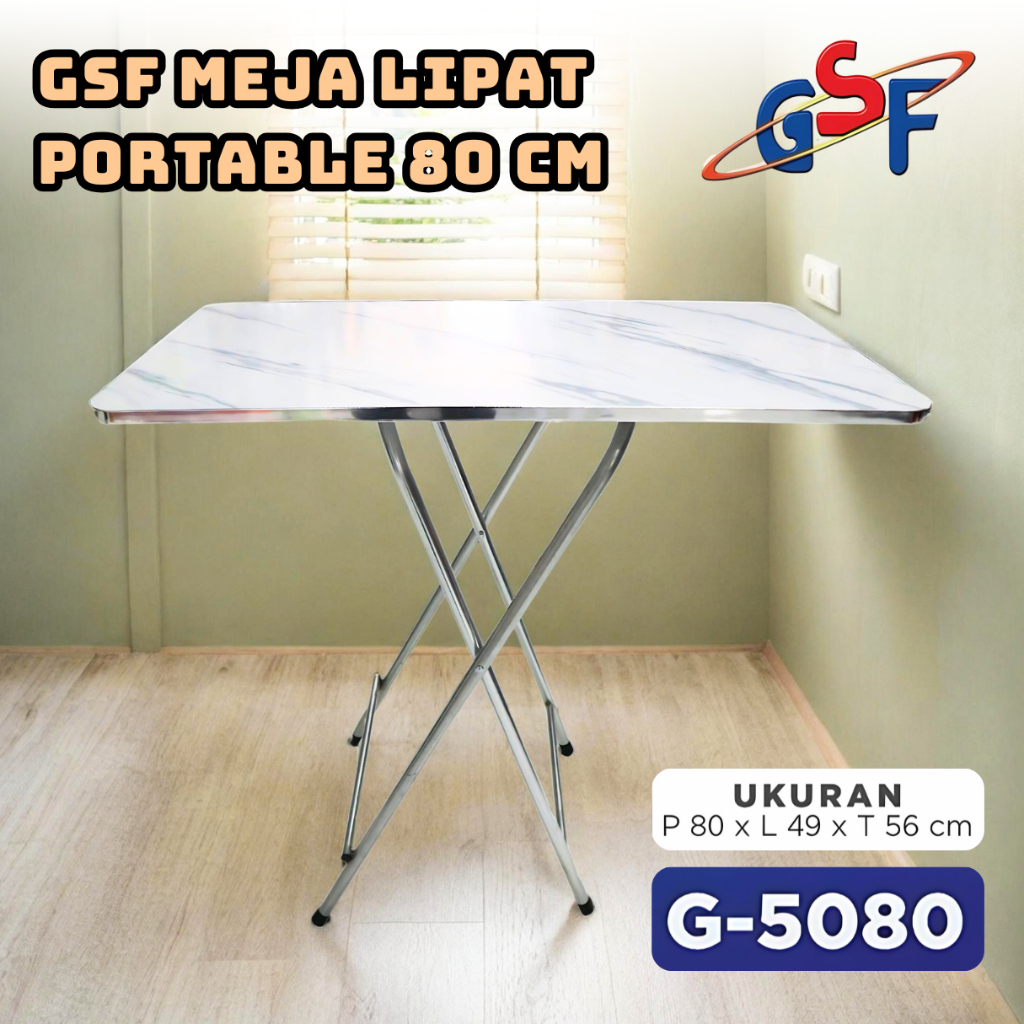 Jual GSF Meja Lipat Portable 80 cm 5080 | Shopee Indonesia