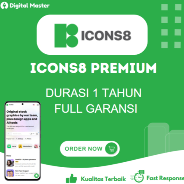 Jual Icons8 Premium 1 Tahun Resmi Full Garansi | Shopee Indonesia