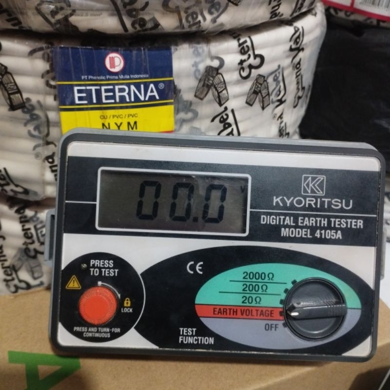 Jual Paket Murah Megger Grounding Tester Kyoritsu 4105A ( Unit dan ...
