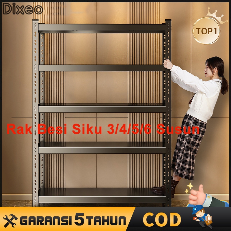 Jual Rak Besi Siku 3/4/5/6 Susun Rak Baru Rak Susun Besi Serbaguna Rak ...