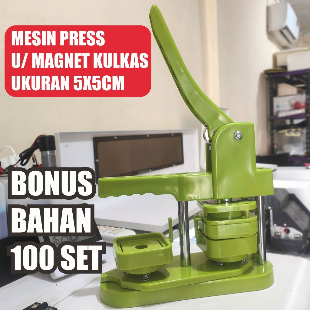 Jual Mesin Press Untuk Magnet Kulkas - Magnet Machine Moulding Ukuran 5x5cm Bonus Bahan 100 Set ...