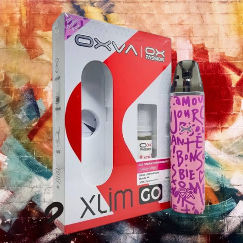 Jual OXVA XLIM GO GRAFITI PINK POD/MOD/LIQUID | Shopee Indonesia